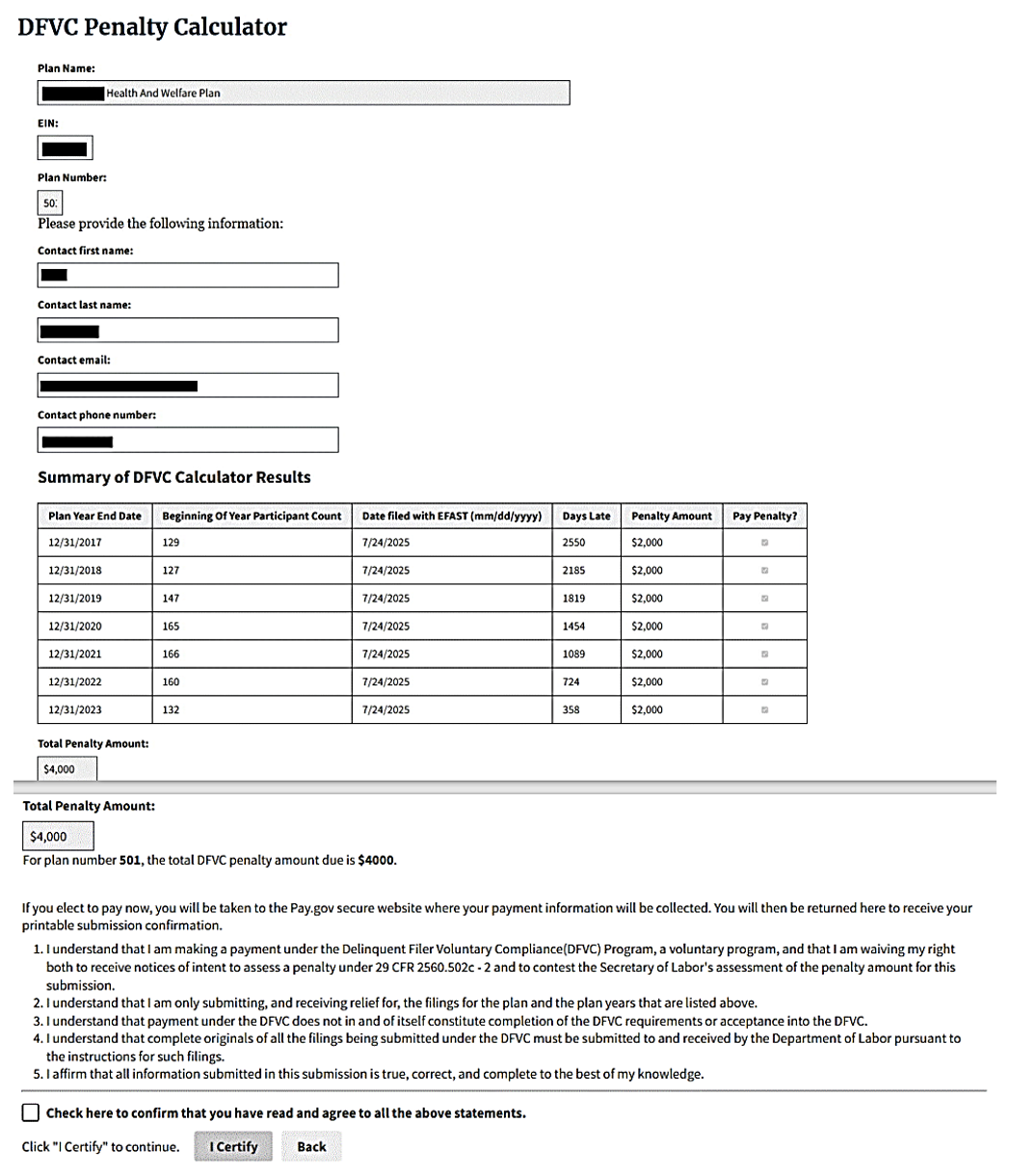 DOL DFVC Changes July 2025 - Wrangle 5500: ERISA Reporting and Disclosure