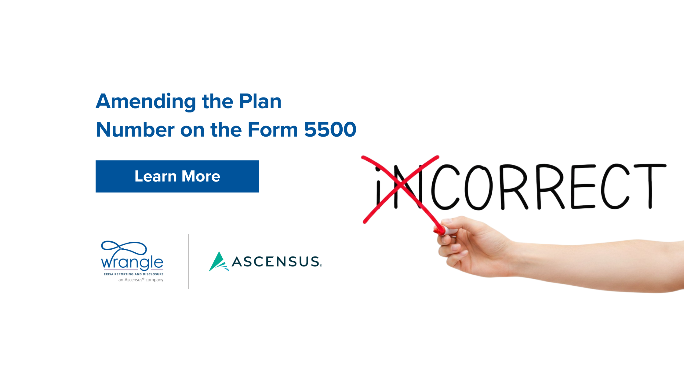 Amending the Plan Number on the Form 5500 - Wrangle 5500: ERISA ...